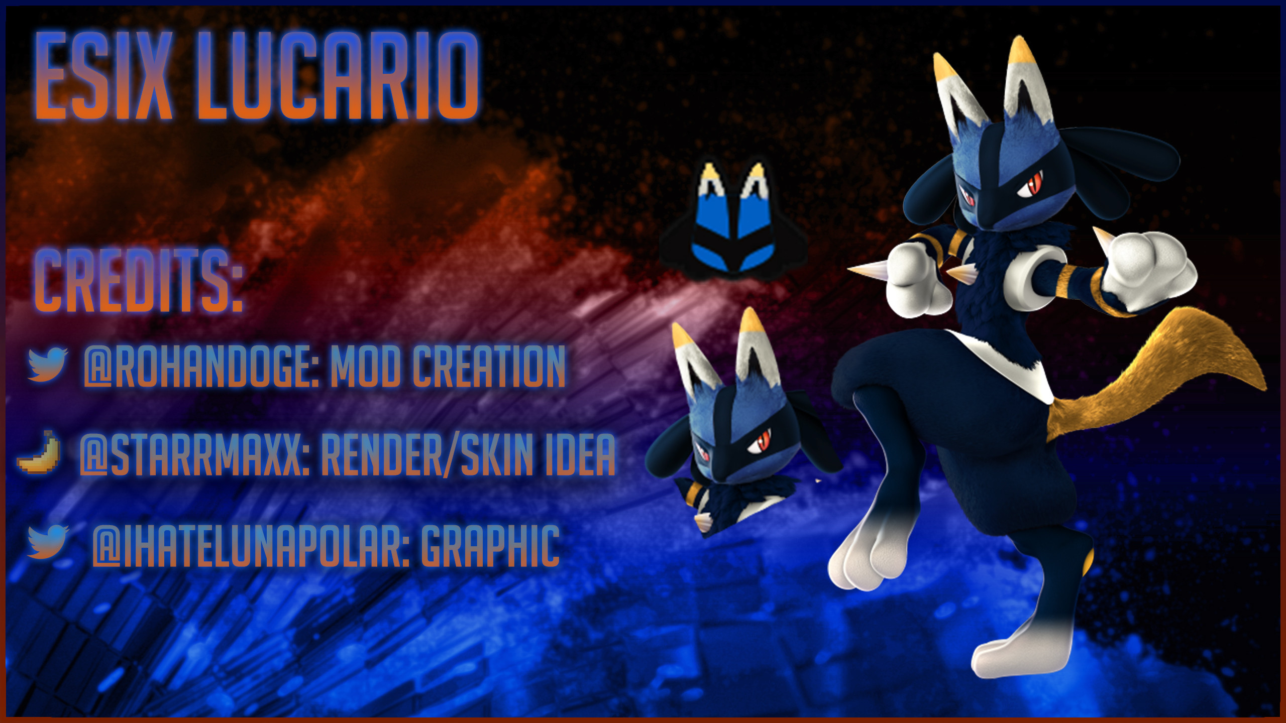 Esix Lucario [Super Smash Bros. Ultimate] [Mods]