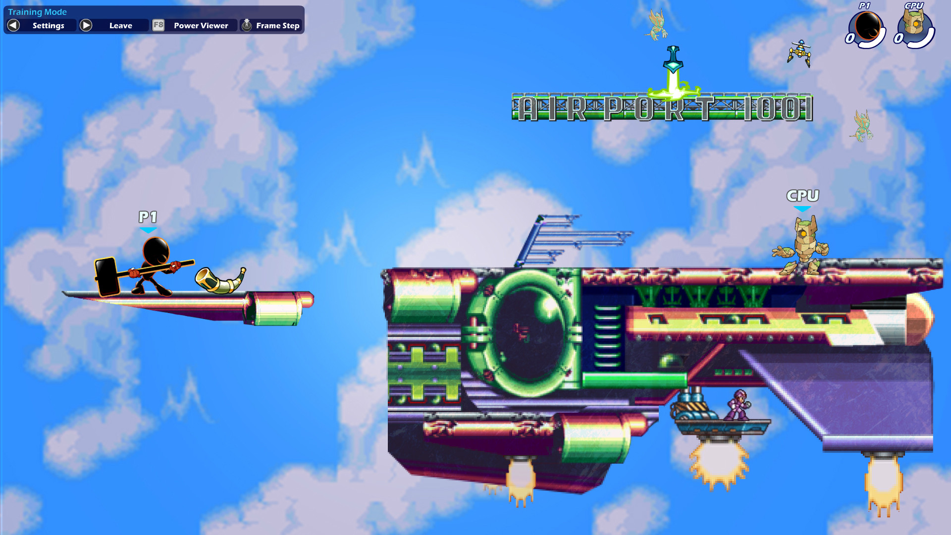 Sky Stage Map Mod [Mega Man X Storm Eagle] [Brawlhalla] [Mods]