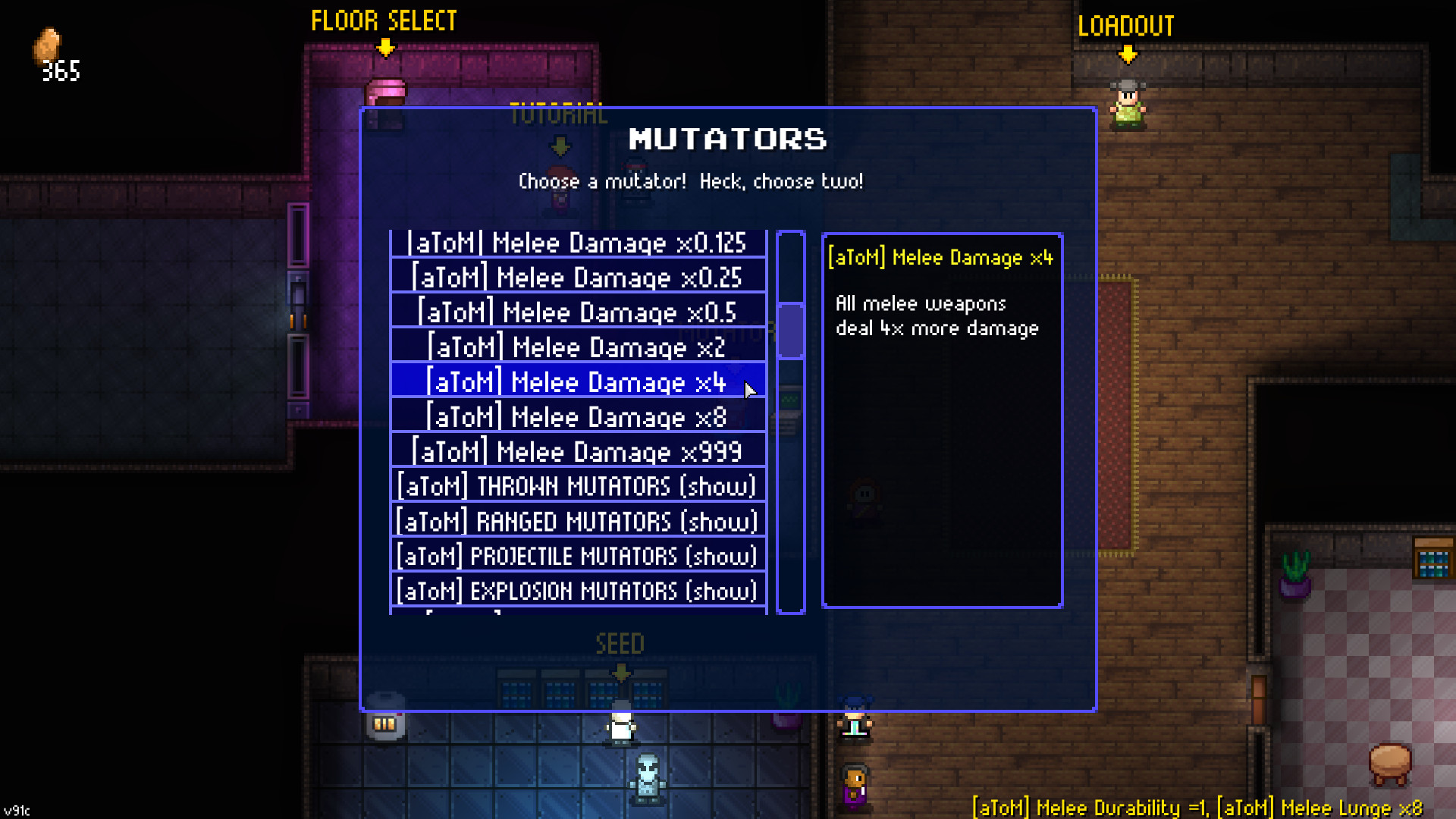 a Ton of Mutators (aToM) Mod for Streets of Rogue | SoR Mods