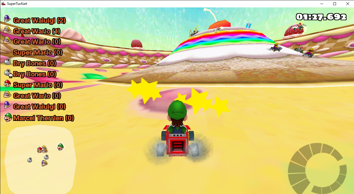 NDS Tart Top Mod for SuperTuxKart | STK Mods