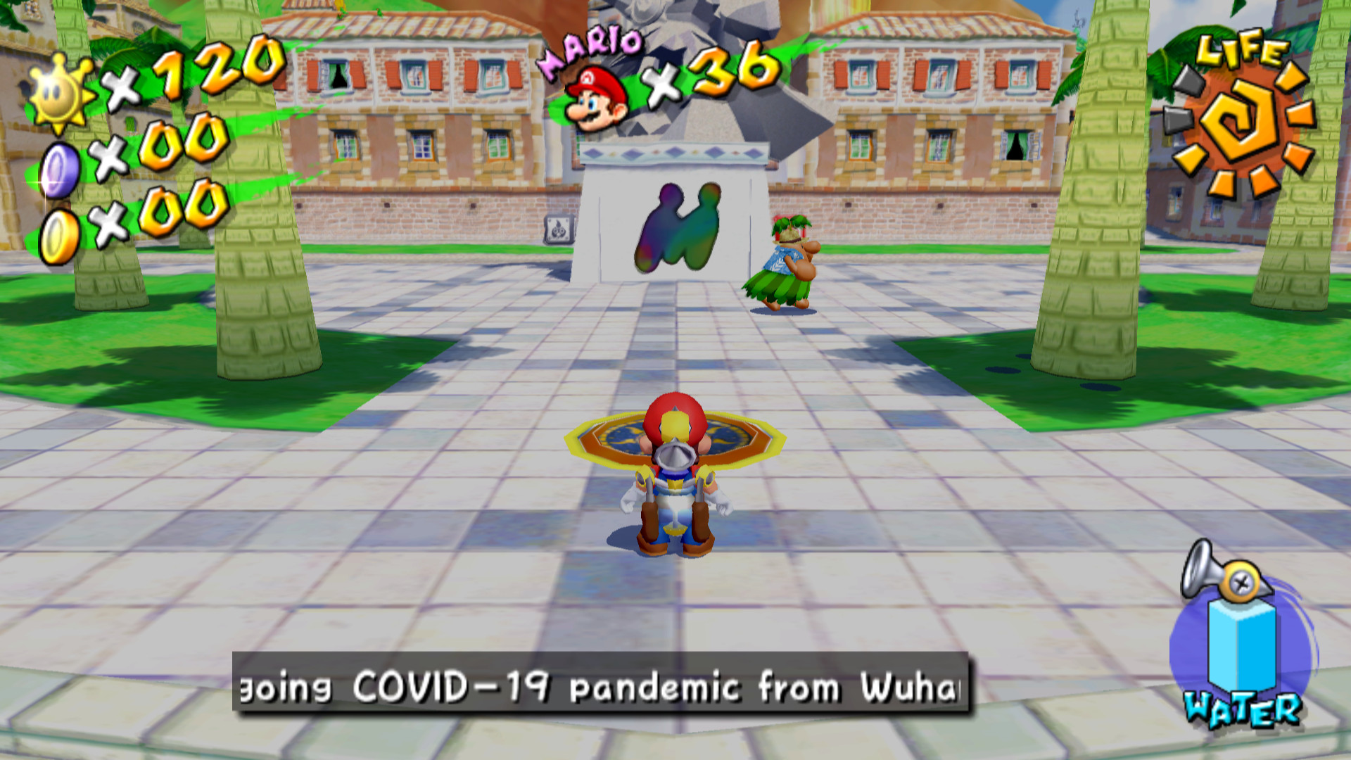 Covid Mario Sunshine Mod for Super Mario Sunshine | SMS Mods