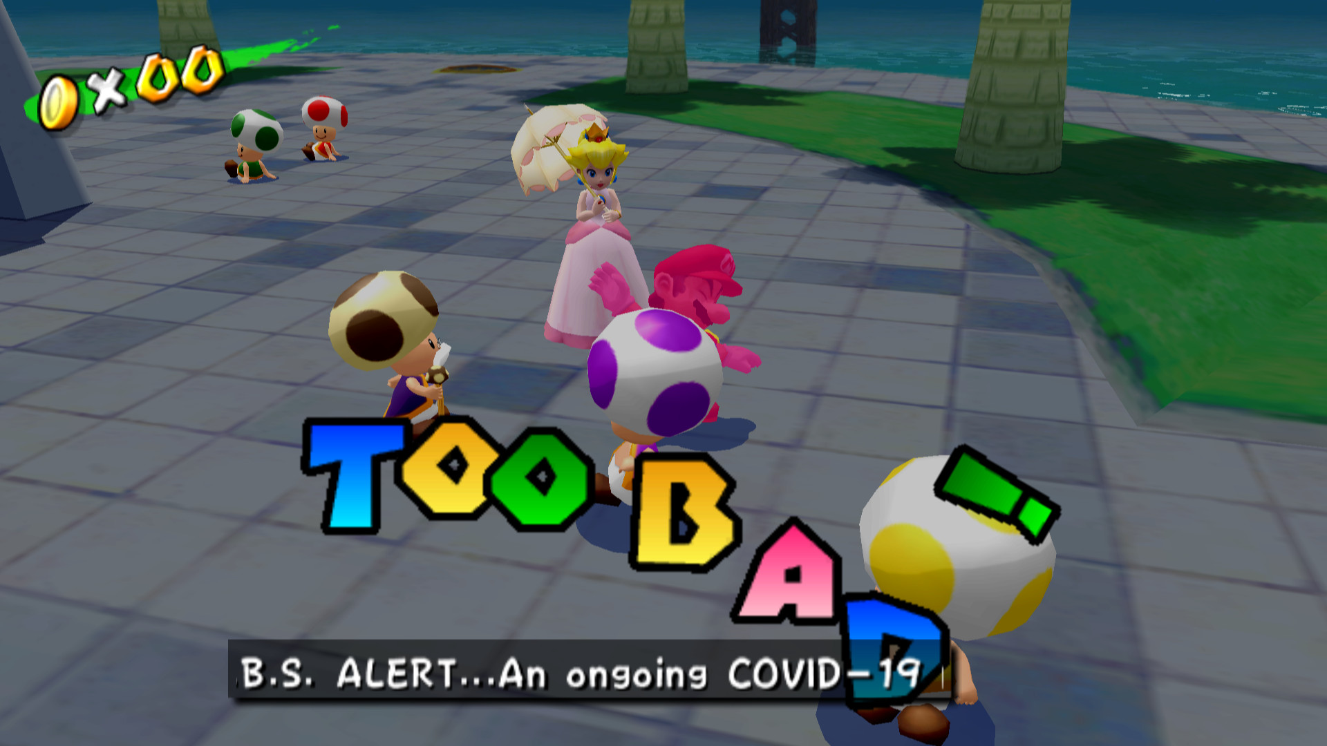 Covid Mario Sunshine Mod for Super Mario Sunshine | SMS Mods