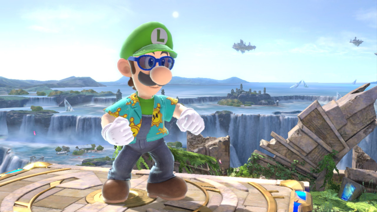 Super Mario Sunshine Luigi