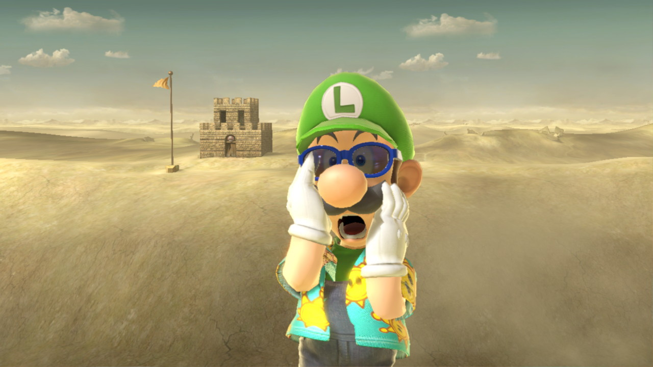 Sunshine Luigi Mod for Super Smash Bros. Ultimate | SSBU Mods
