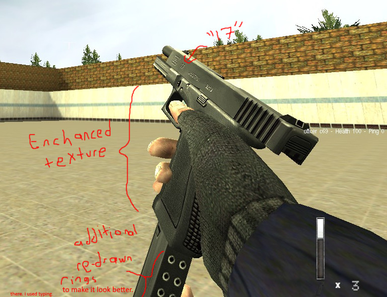 Fixed Glock. Mod for Cry of Fear | CoF Mods