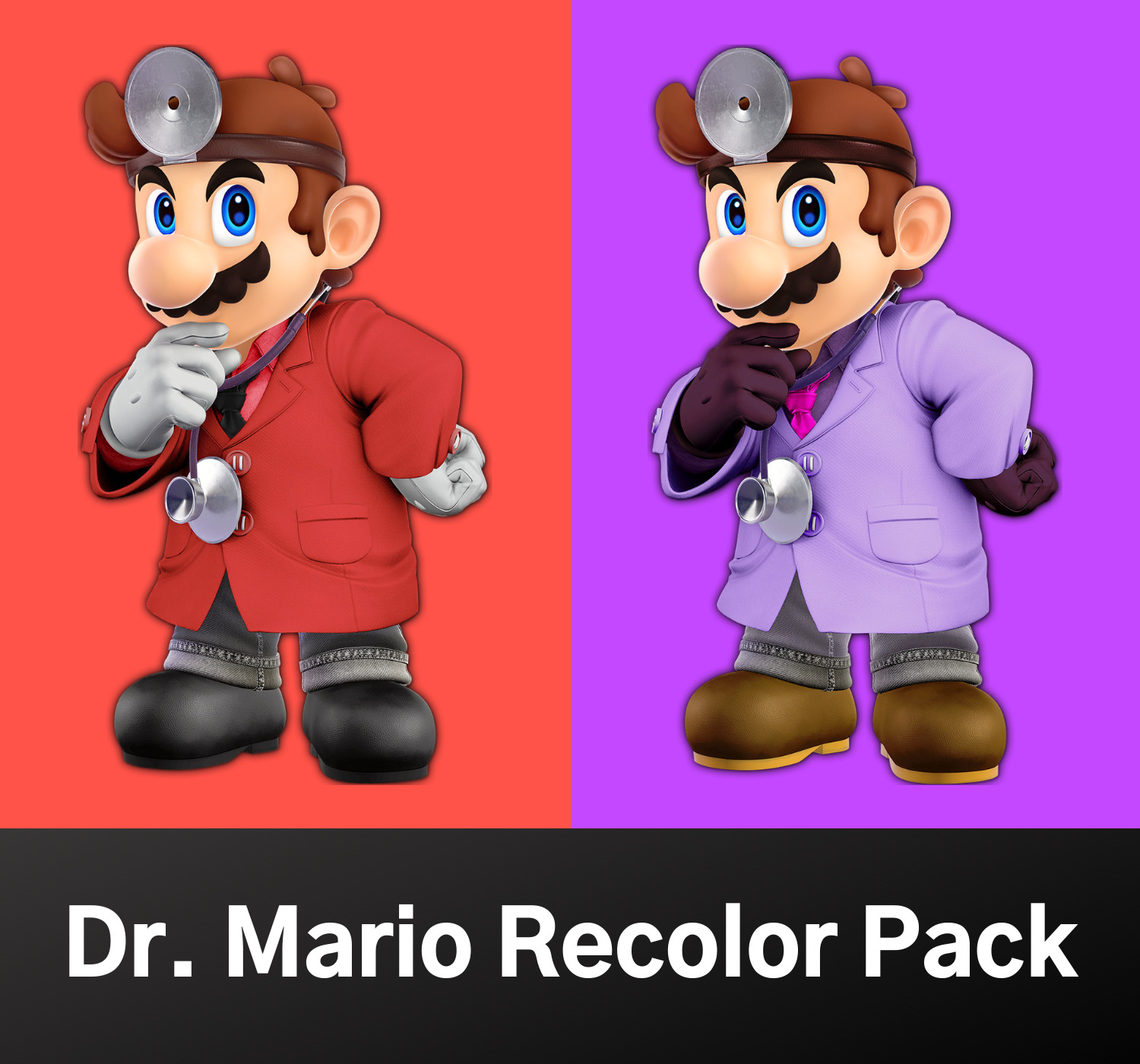 Dr. Mario Recolor Pack Mod for Super Smash Bros. Ultimate | SSBU Mods