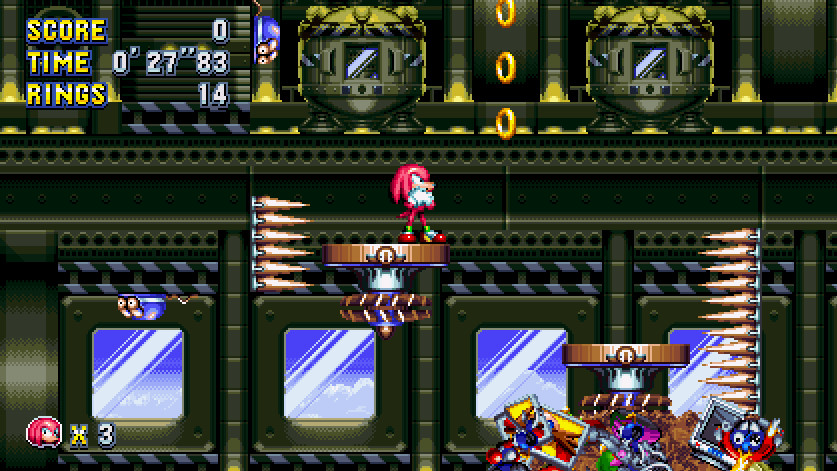 Sonic mania... But the floor is invisible [Sonic Mania] [Mods]