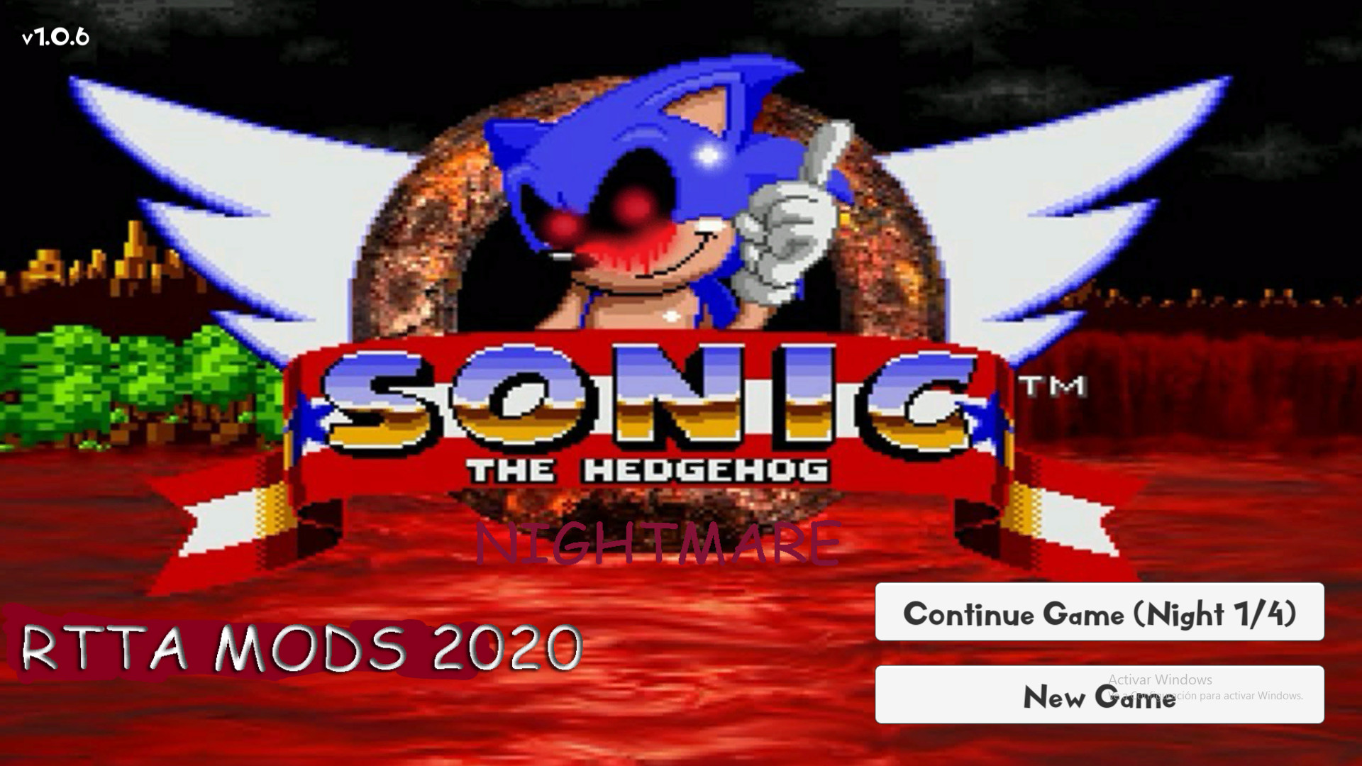 Sonic.EXE: NIGHTMARE Mod for Arthur's Nightmare | AN Mods