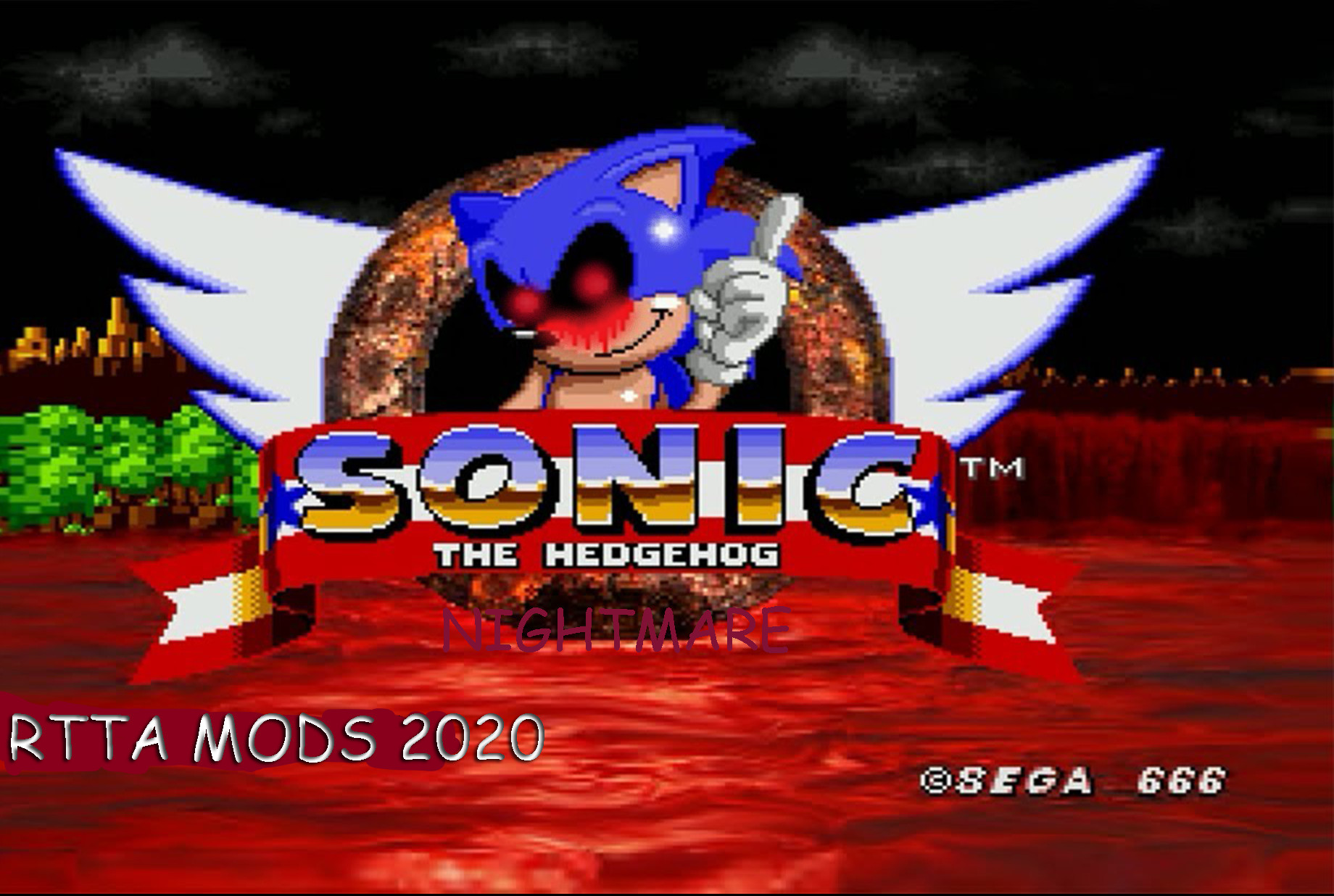 Sonic.EXE: NIGHTMARE Mod for Arthur's Nightmare | AN Mods