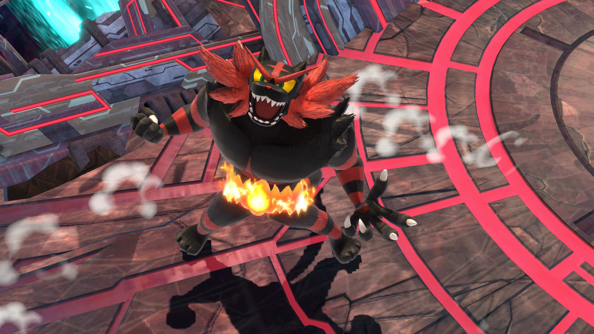 Black and Red Incineroar Mod for Super Smash Bros. Ultimate | SSBU Mods