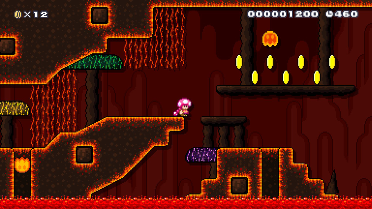 (SMW only) SMC Volcanic Cave Theme [Super Mario Maker 2] [Mods]