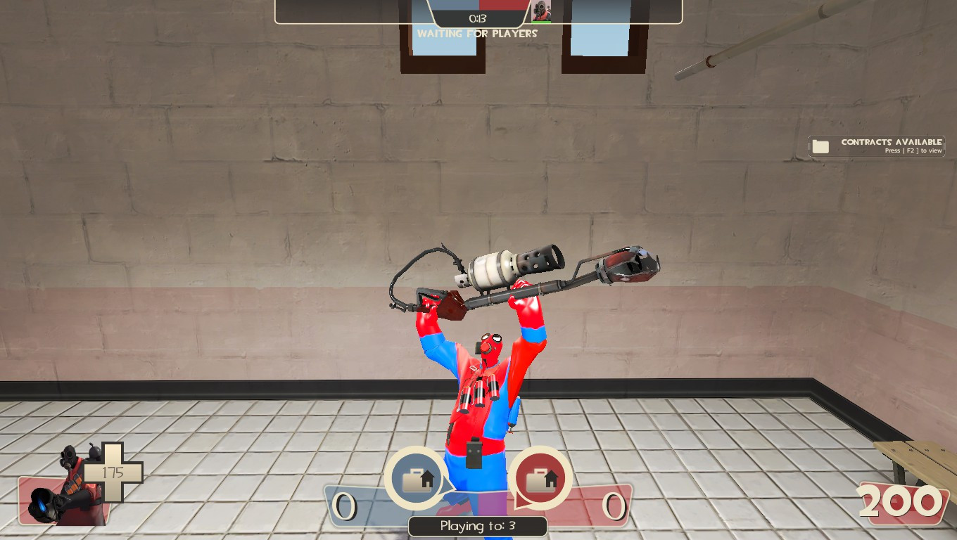 Spider-Man Pyro Skin TF2 ( including V2 Mod for Team Fortress 2 | TF2 Mods