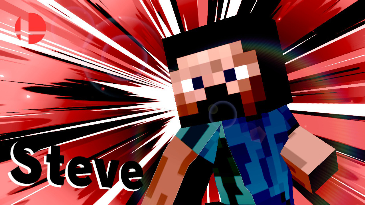 Minecraft Steve (Mii) Mod for Super Smash Bros. Ultimate | SSBU Mods