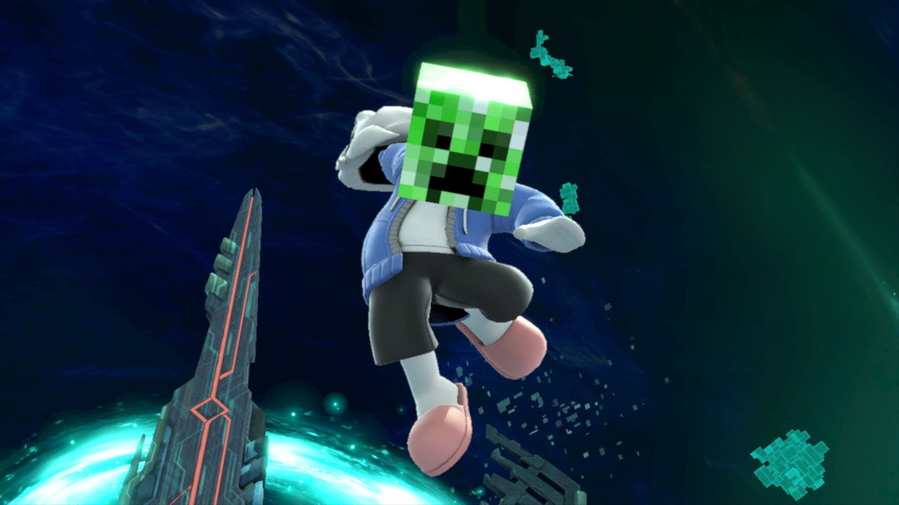 Minecraft Steve (Mii) Mod for Super Smash Bros. Ultimate | SSBU Mods