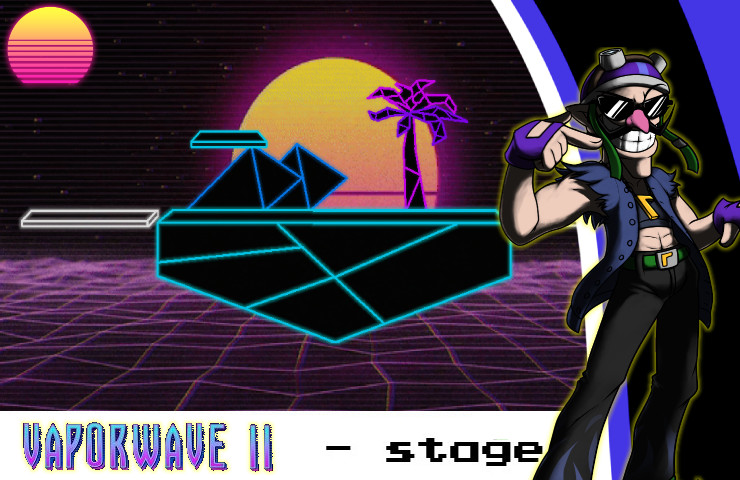 Vaporwave - Vaporwave Stage II (9.3/CMC/CMC+) Mod for Super Smash Bros ...