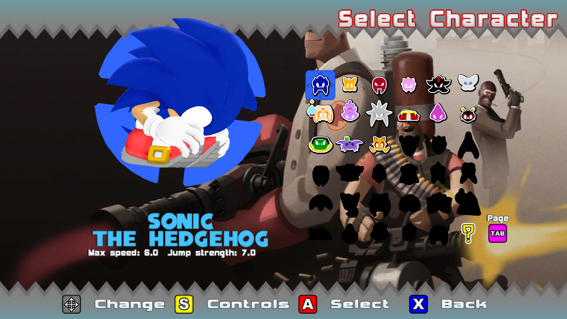 Team Fortress 2 Theme Mod for Sonic World | SW Mods
