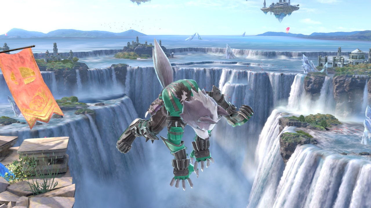 Green and Black Wolf [Super Smash Bros. Ultimate] [Mods]