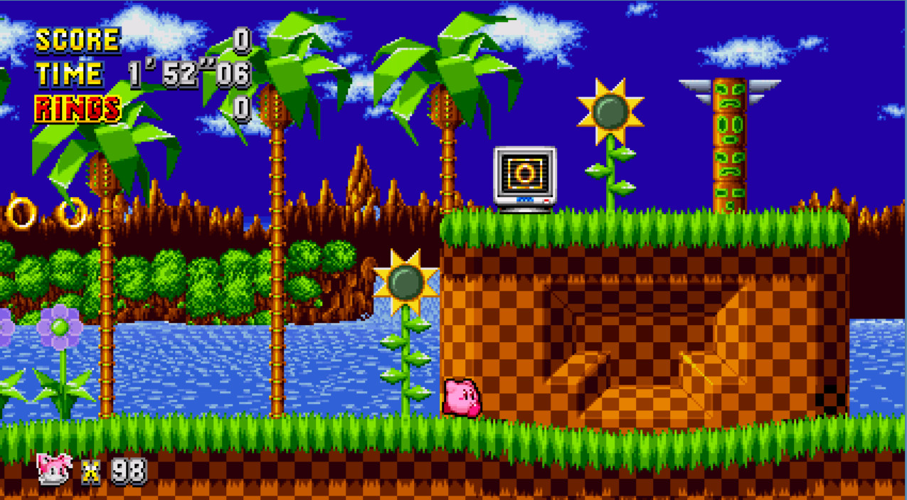 Kirby over Tails Mod for Sonic Mania | SM Mods