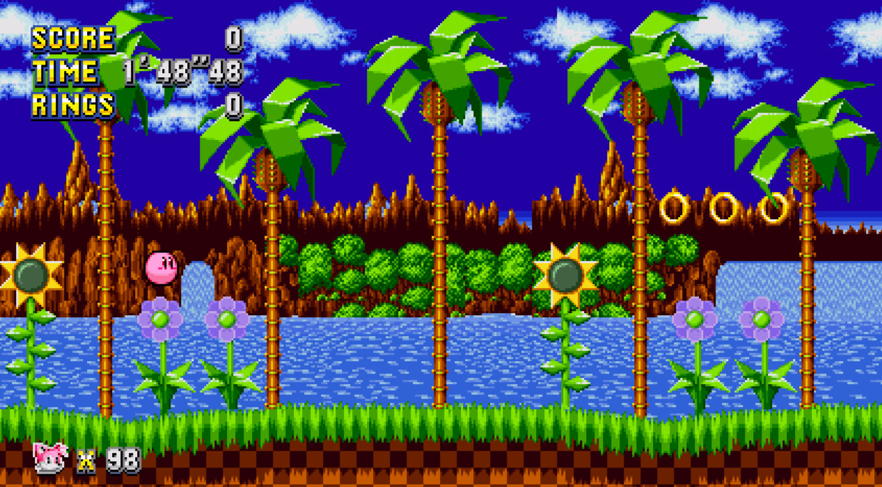 Kirby over Tails Mod for Sonic Mania | SM Mods