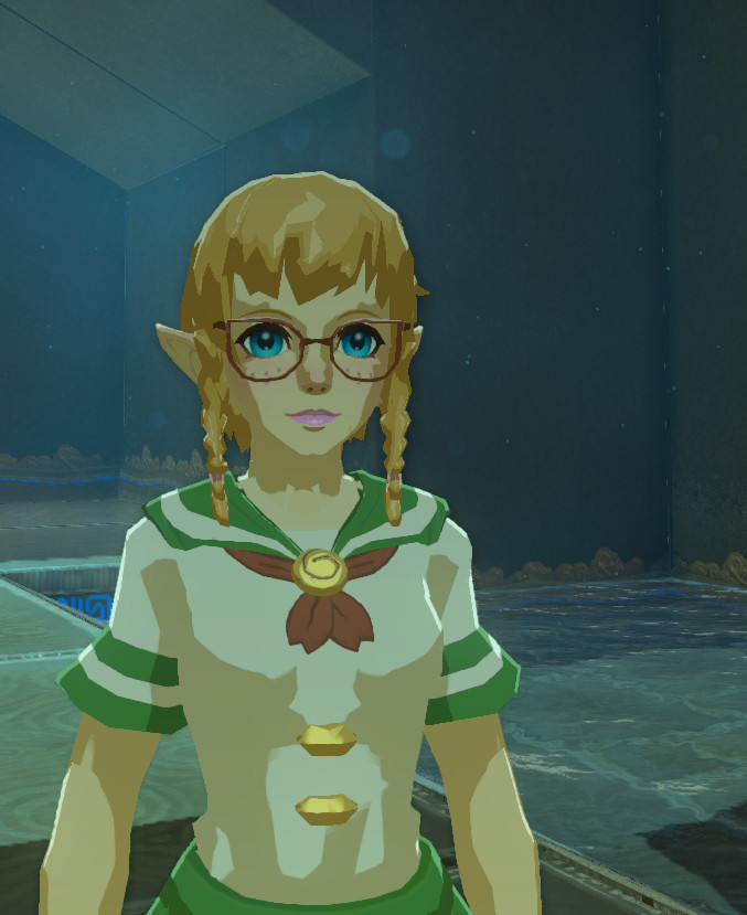 Linkle modern glasses on sailor uniform [The Legend of Zelda: Breath of ...