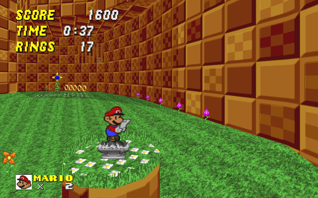 Paper Mario! Mod for Sonic Robo Blast 2 | SRB2 Mods