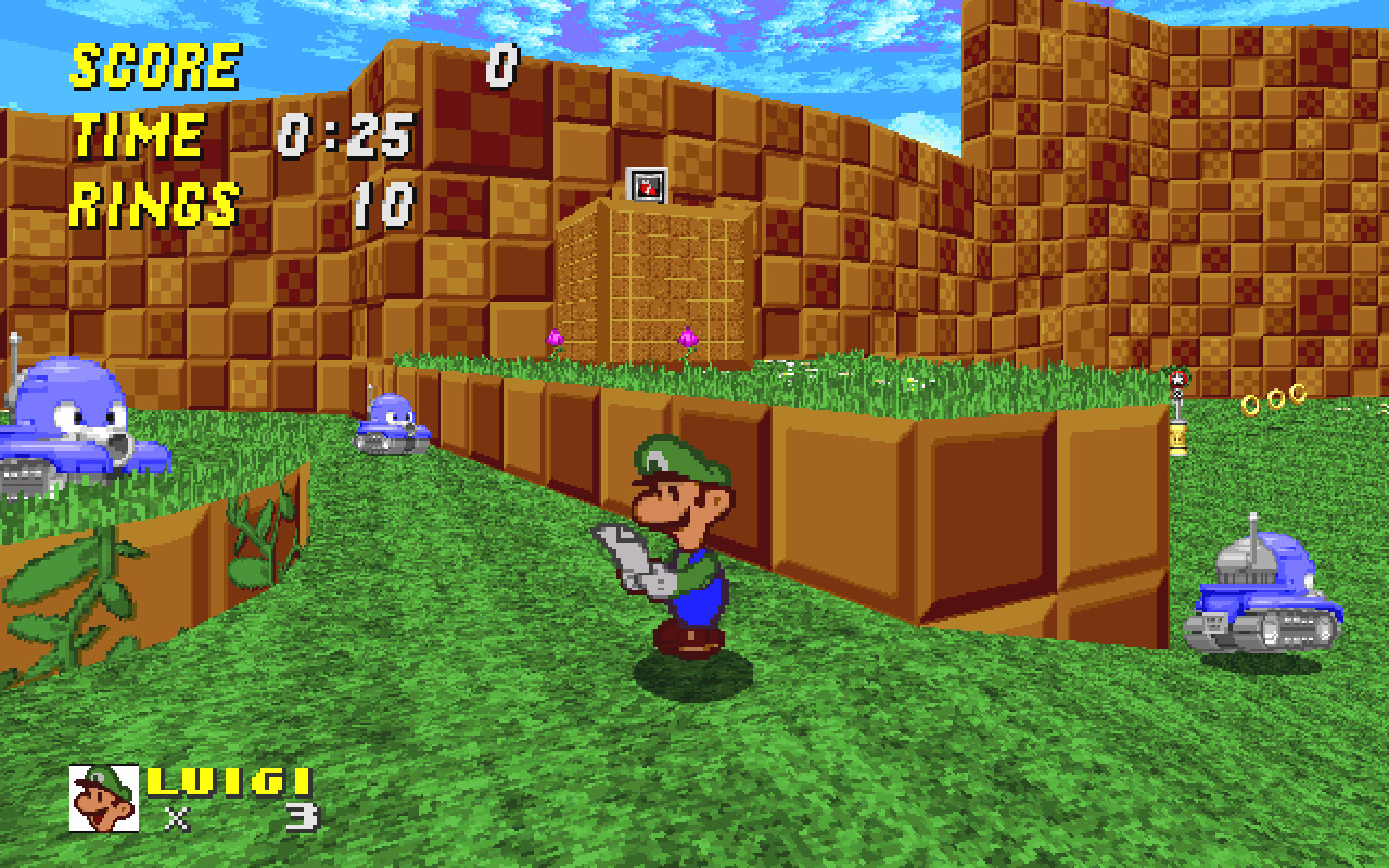 Paper Mario! Mod for Sonic Robo Blast 2 | SRB2 Mods