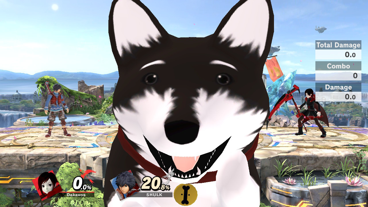 Zwei (RWBY) over Nintendog Assist Trophy Mod for Super Smash Bros ...