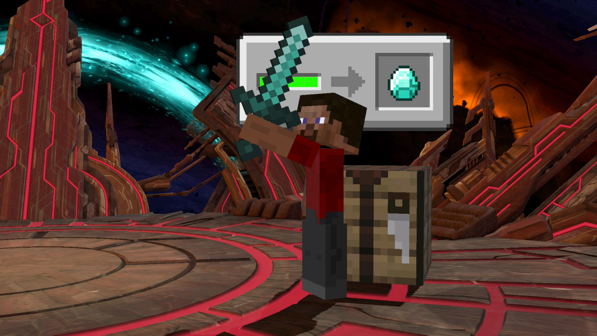 Red Steve Mod for Super Smash Bros. Ultimate | SSBU Mods