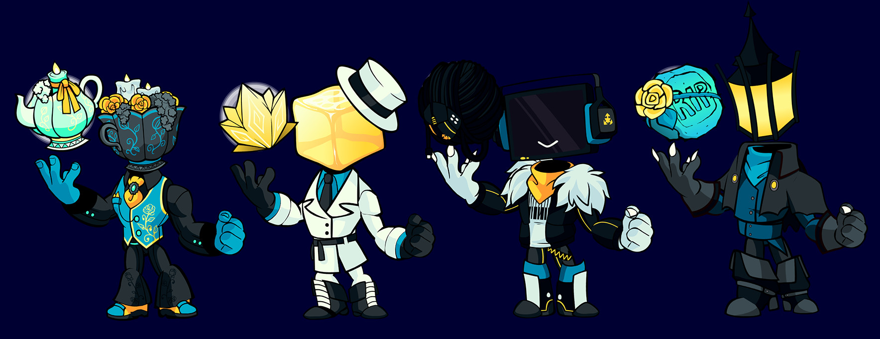 Objecthead Dusk Skins Mod for Brawlhalla | BHalla Mods