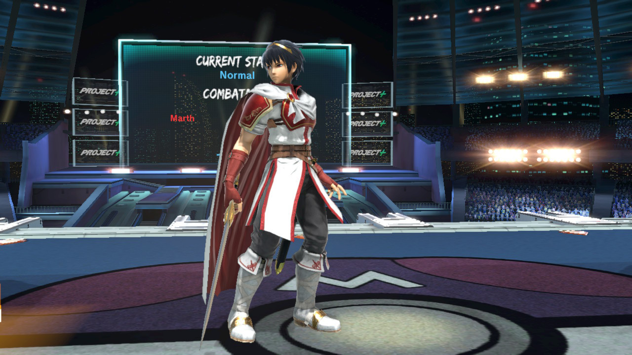 White-Red Marth Mod for Super Smash Bros. Ultimate | SSBU Mods