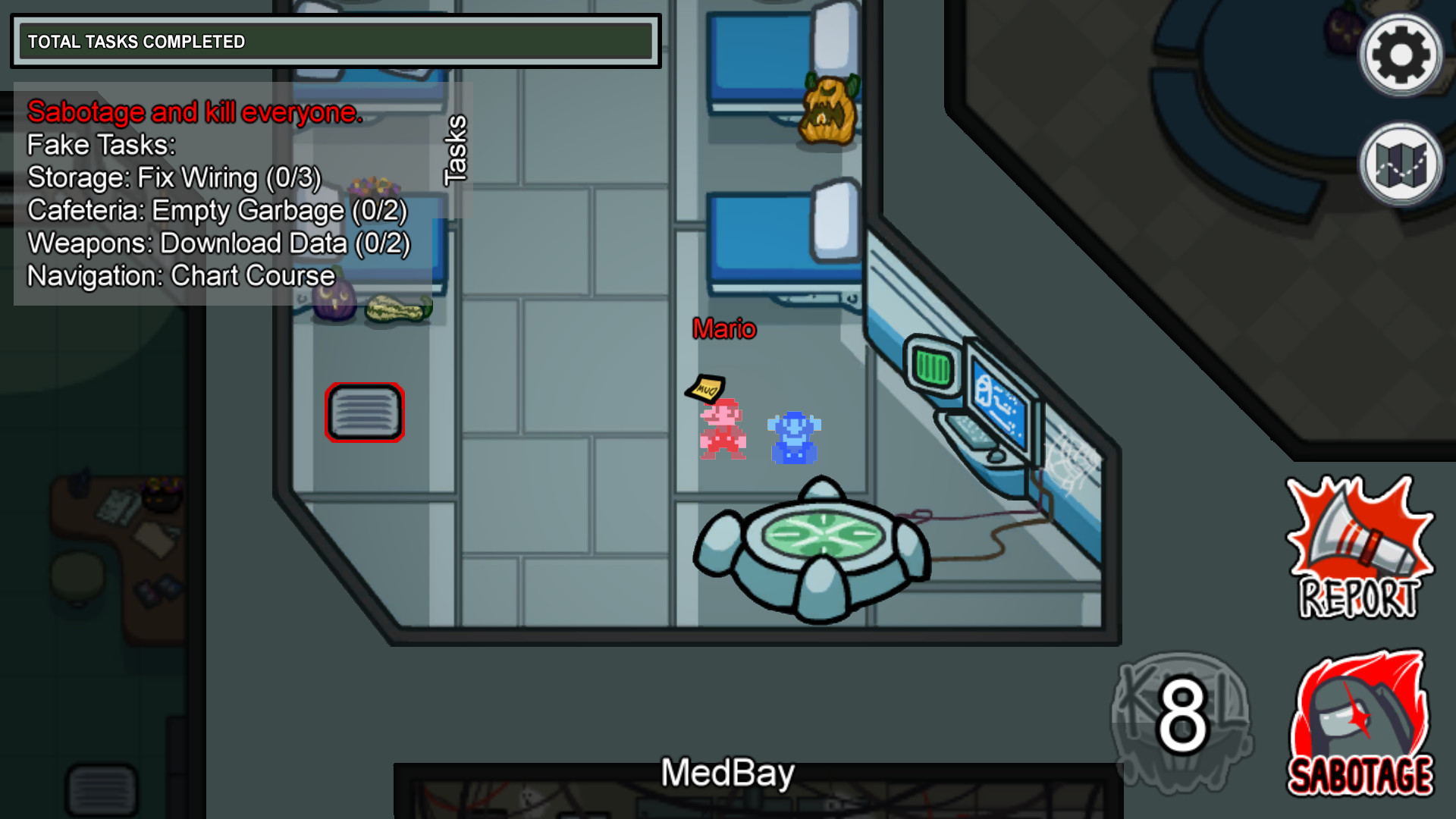 8-BIT Mario Mod for Among Us | Among Us Mods