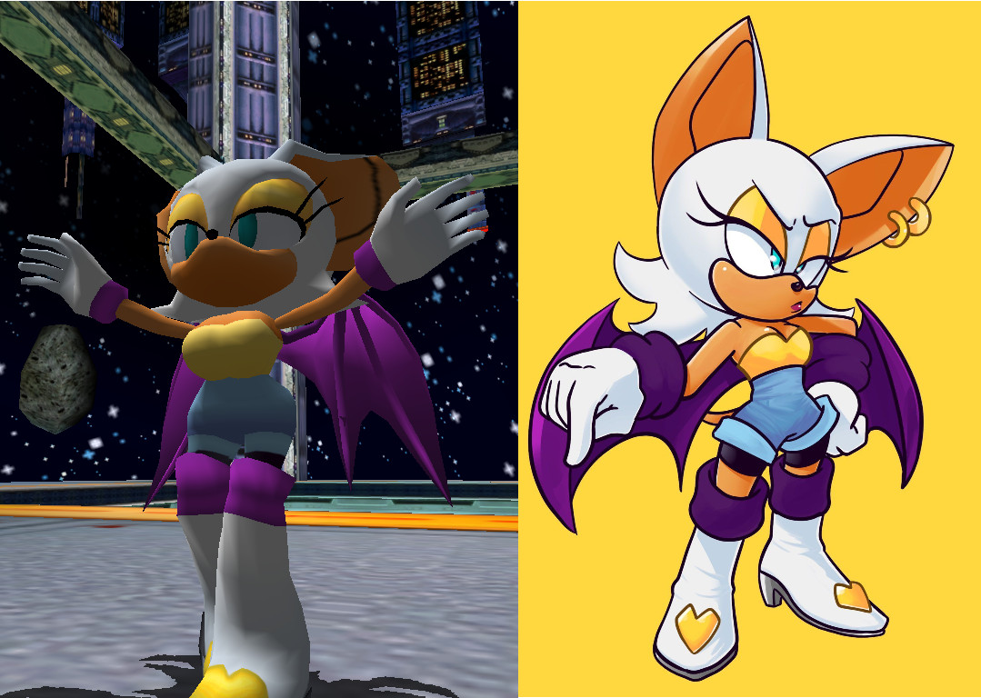 DeeJamari Rouge Design Mod for Sonic Adventure 2 | SA2 Mods
