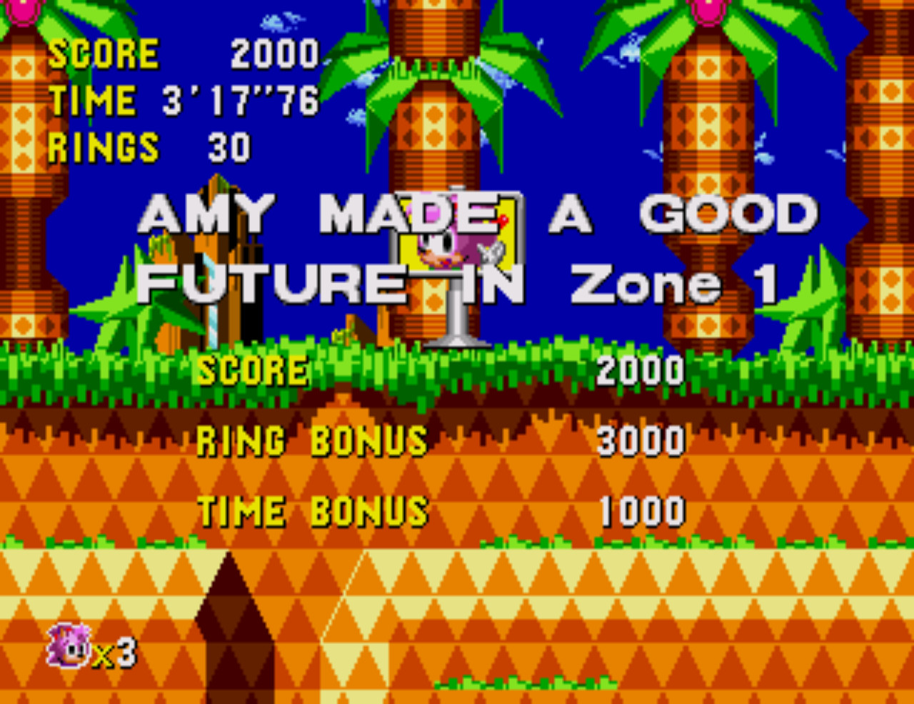 Playable Amy in Sonic CD Mod for Sonic CD (2011) | SCD Mods