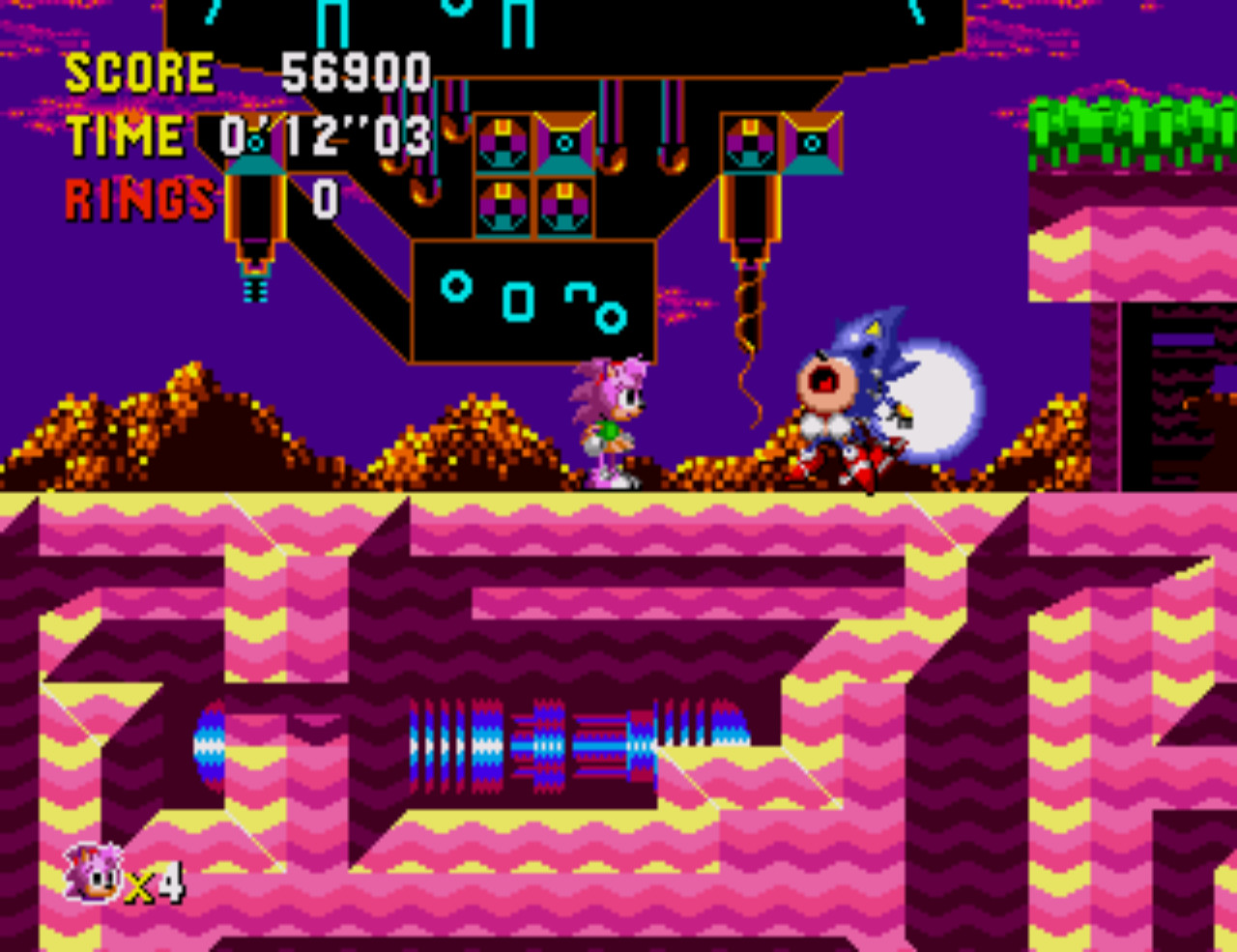 Playable Amy in Sonic CD [Sonic CD (2011)] [Mods]