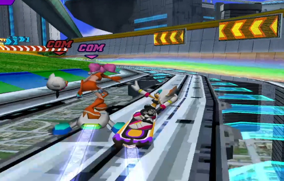 Rouge Level Attack Textures HD Mod for Sonic Riders (GameCube) | SR-GC Mods