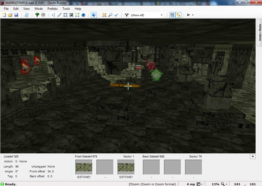 Marble temple of the damned Mod for ZDoom | ZDoom Mods