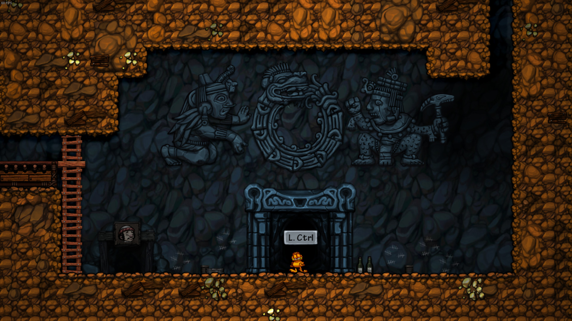 Garfield skin Mod for Spelunky | Spelunky Mods