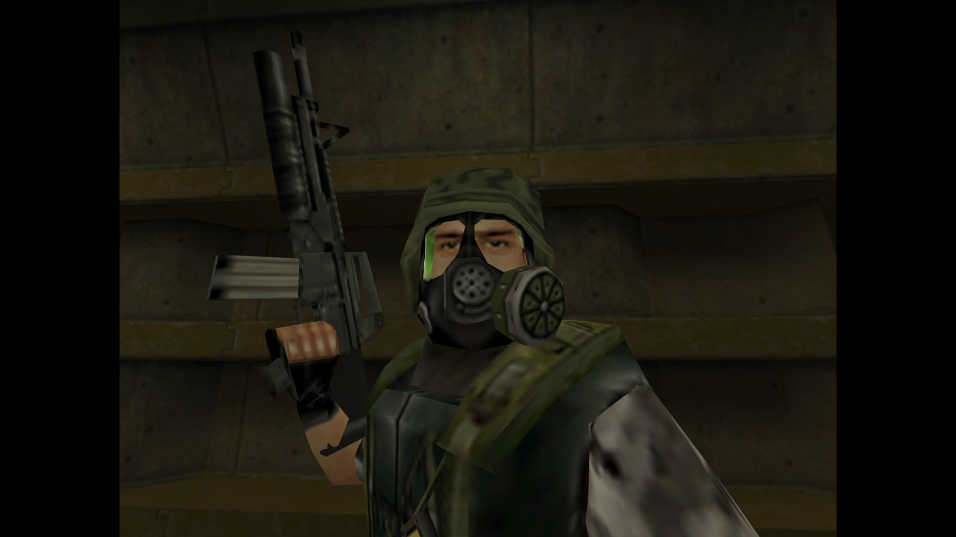 HD Gasmask Human Grunt with transparent lenses Mod for Half-Life | HL Mods