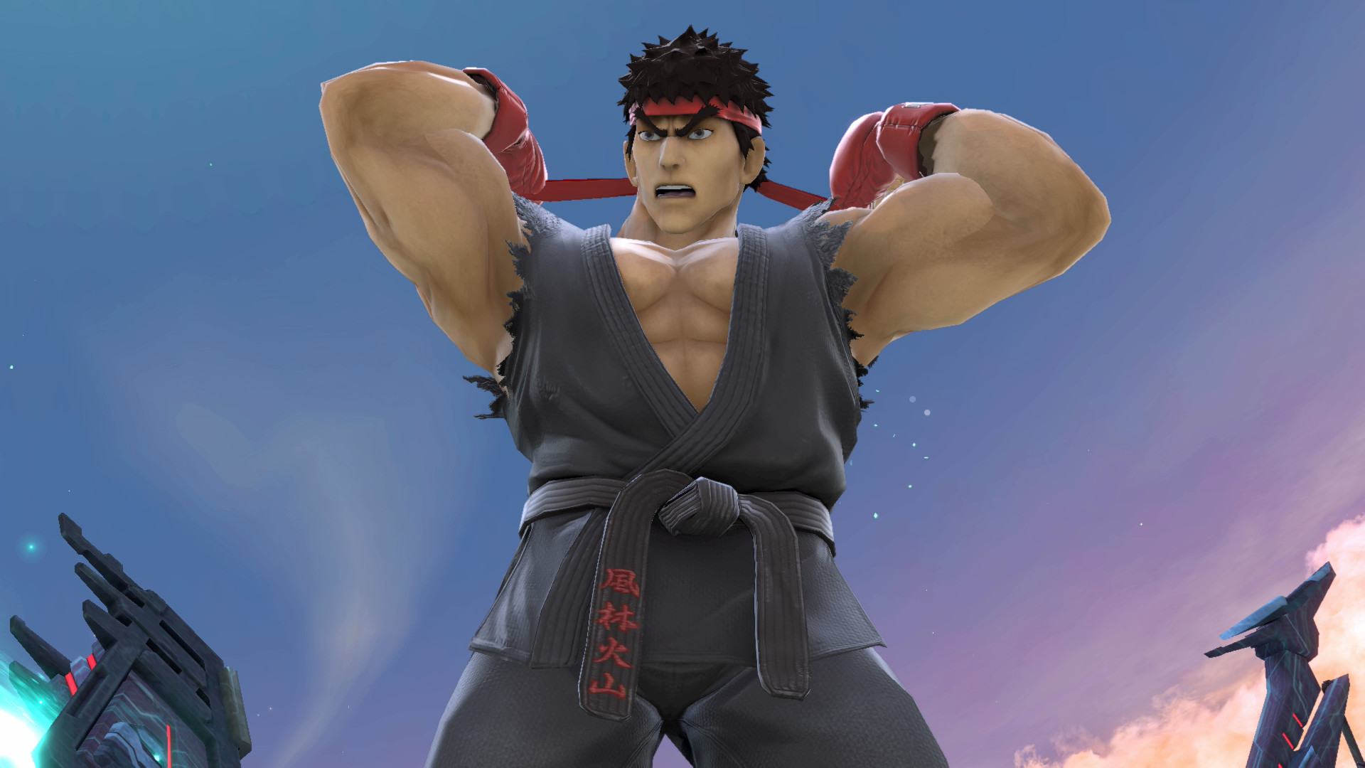 Black and Red Ryu Mod for Super Smash Bros. Ultimate | SSBU Mods