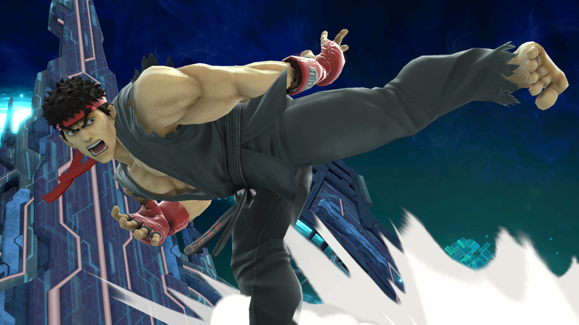 Black and Red Ryu Mod for Super Smash Bros. Ultimate | SSBU Mods