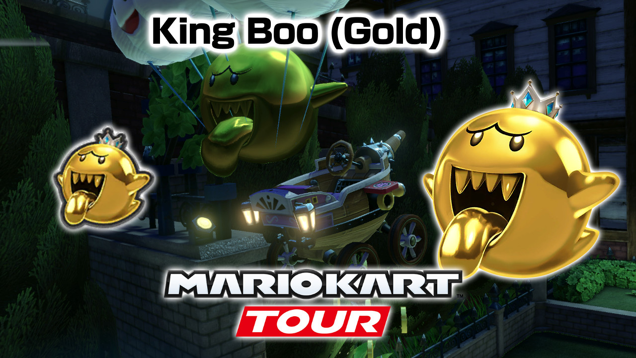 King Boo (Gold) Mod for Mario Kart 8 | MK8 Mods