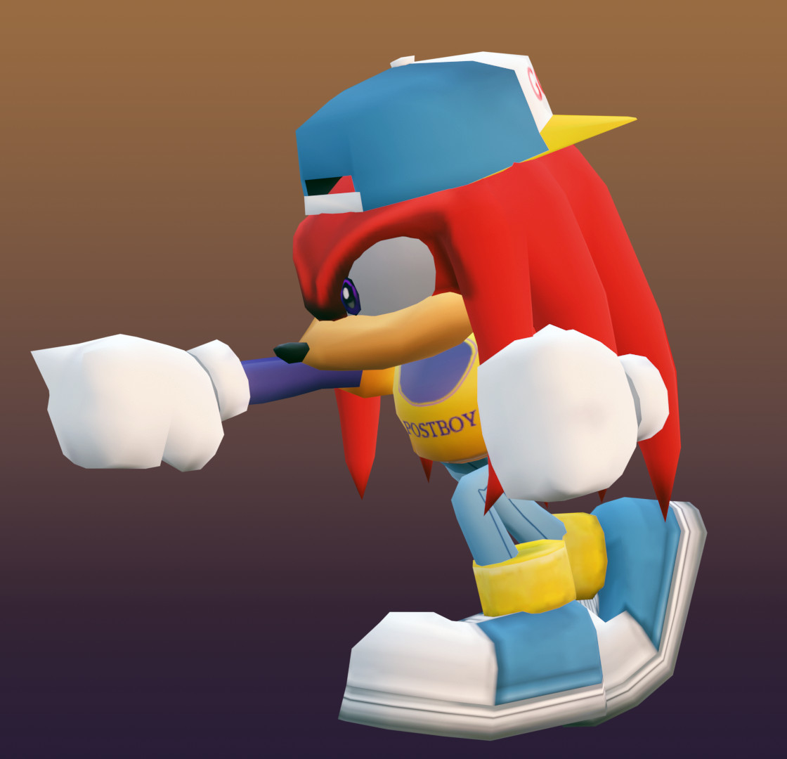 Knuckles Postboy Mod for Sonic Adventure 2 | SA2 Mods