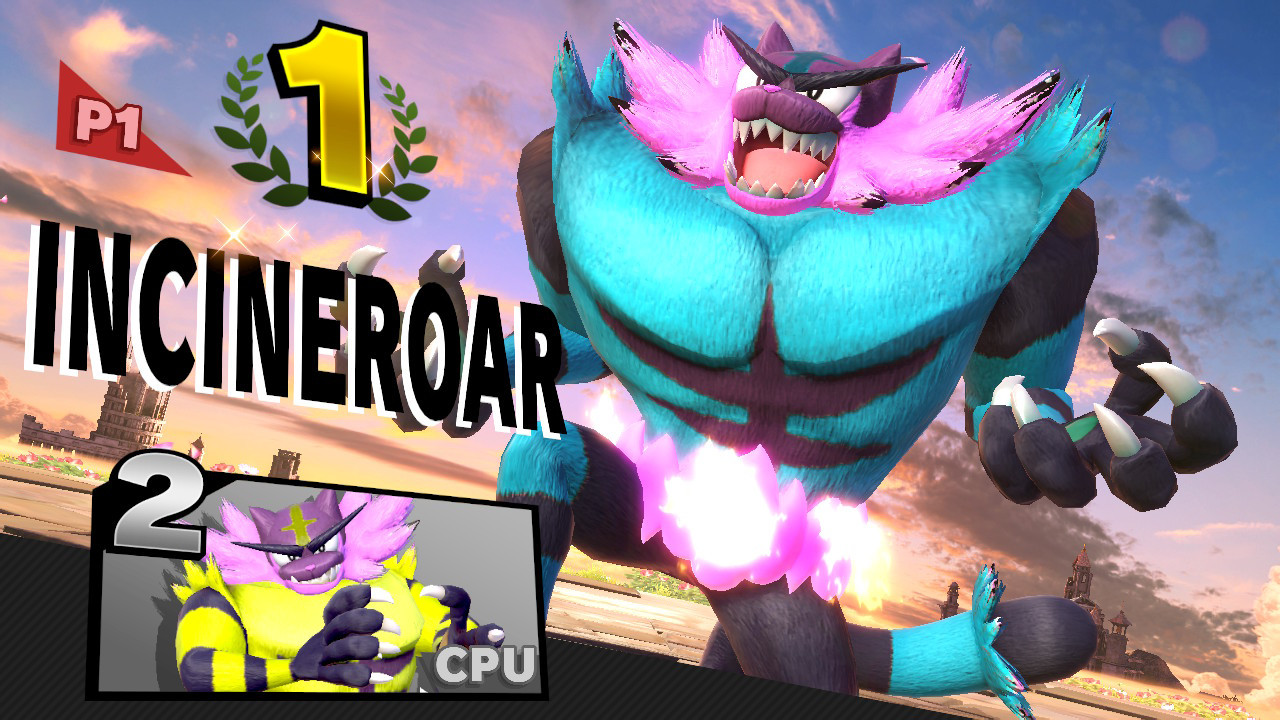 Toxtricity Inspired Incineroar Mod for Super Smash Bros. Ultimate ...
