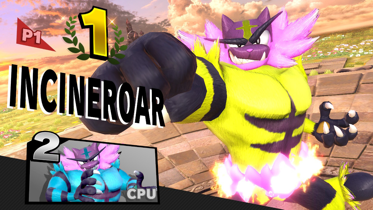 Toxtricity Inspired Incineroar Mod for Super Smash Bros. Ultimate ...