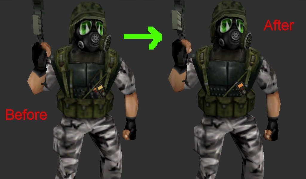 HL HD Updated grunt fixed textures Mod for Half-Life | HL Mods