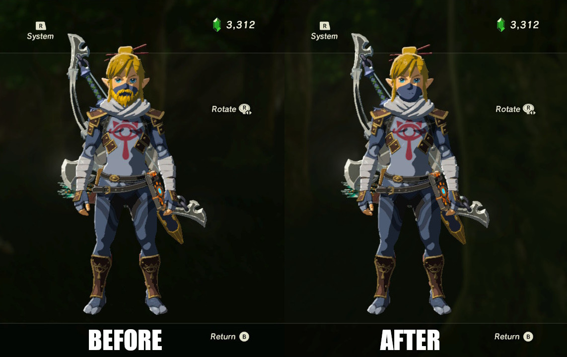 Bearded Link Compatibility Pack Mod for The Legend of Zelda: Breath of ...