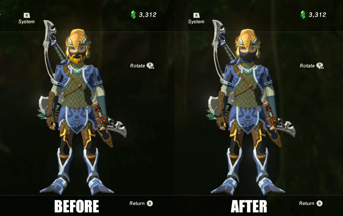 Bearded Link Compatibility Pack Mod for The Legend of Zelda: Breath of ...