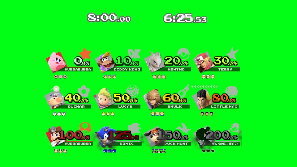 Joystix Monospace Damage & Timer Font Mod for Super Smash Bros ...