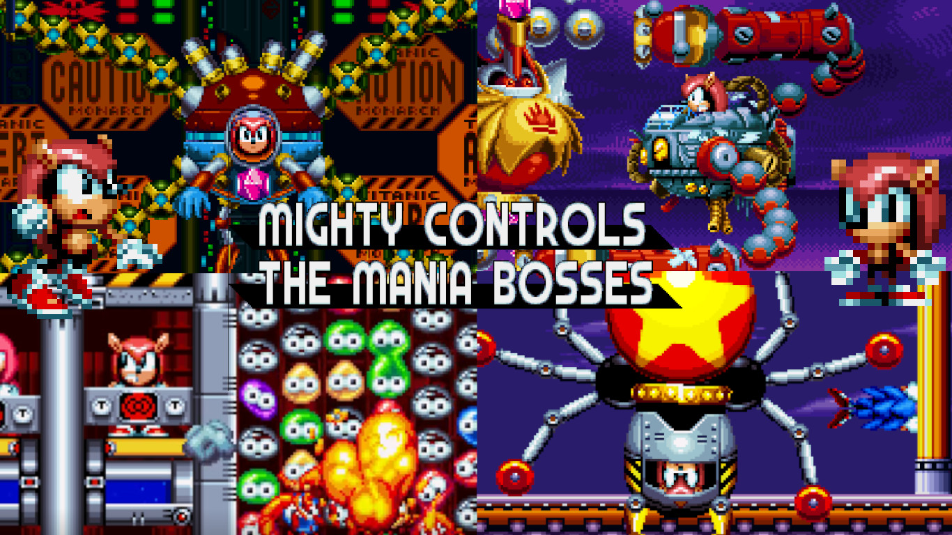 Mighty controlling the bosses Mod for Sonic Mania | SM Mods