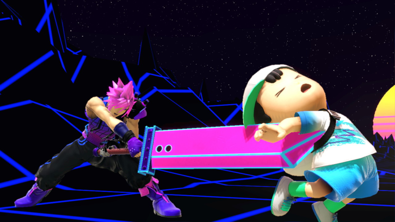 Neon Cloud Mod for Super Smash Bros. Ultimate | SSBU Mods